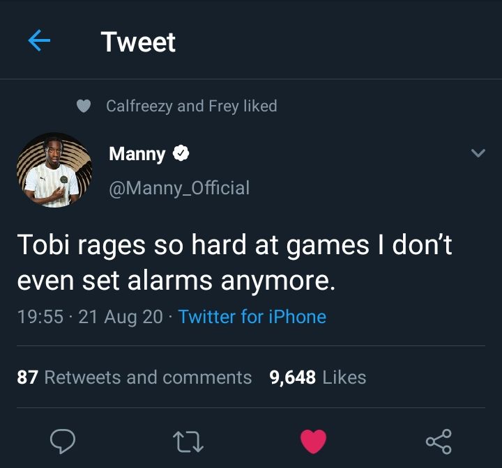 Hey Tobi, might wanna calm it down a bit | Scrolller