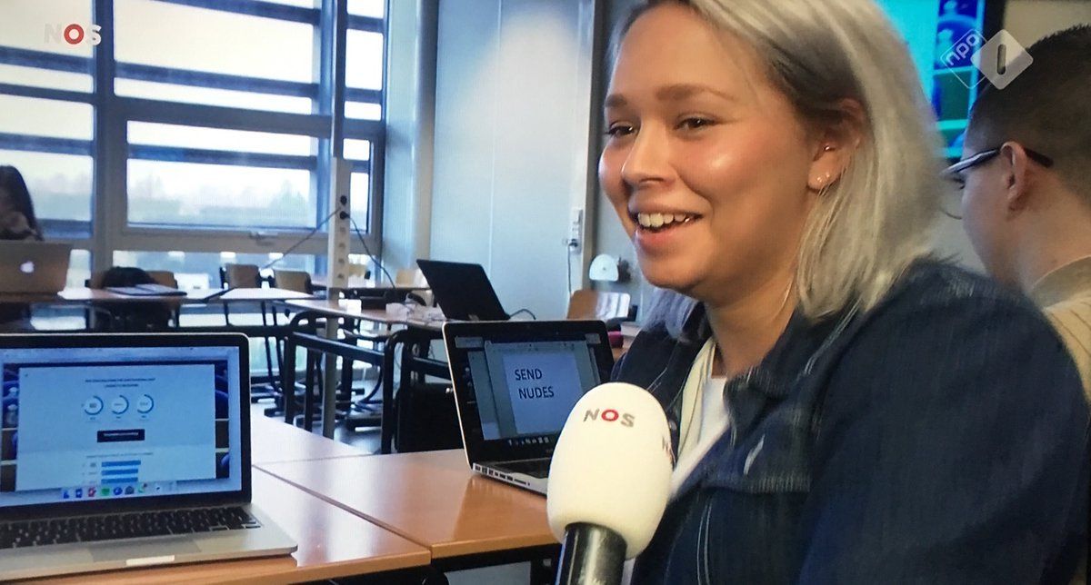 Hidden message on the dutch news | Scrolller