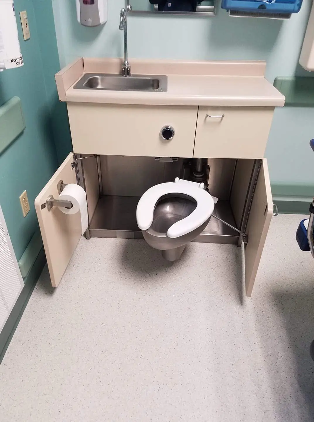 Hidden Toilet At The Doctors Office Scrolller