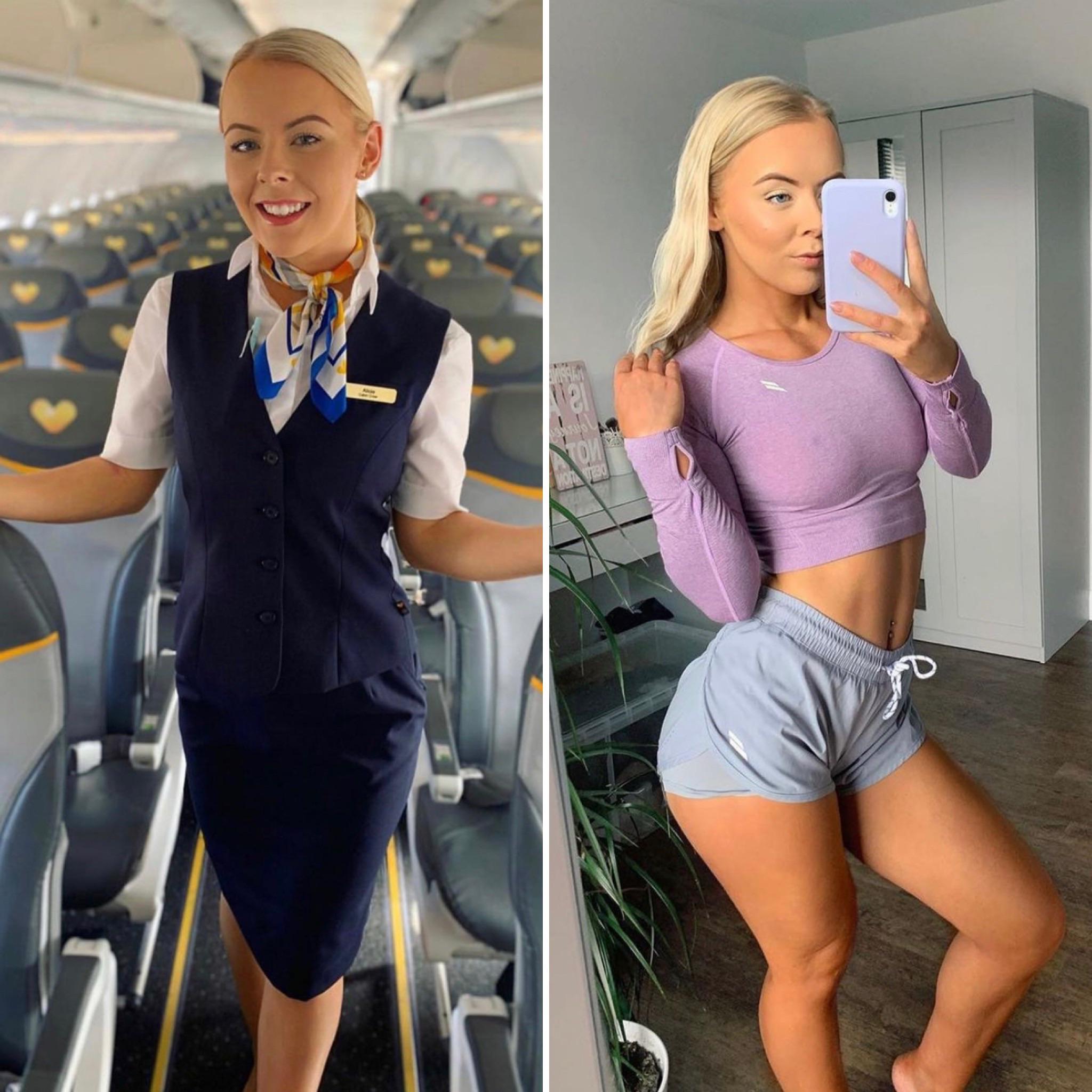 Hiding that fit body under the uniform | Scrolller