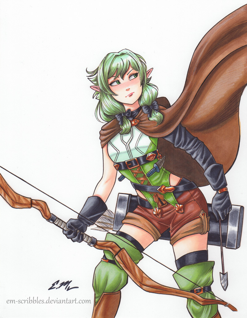 High Elf Archer by em-scrbbles | Scrolller