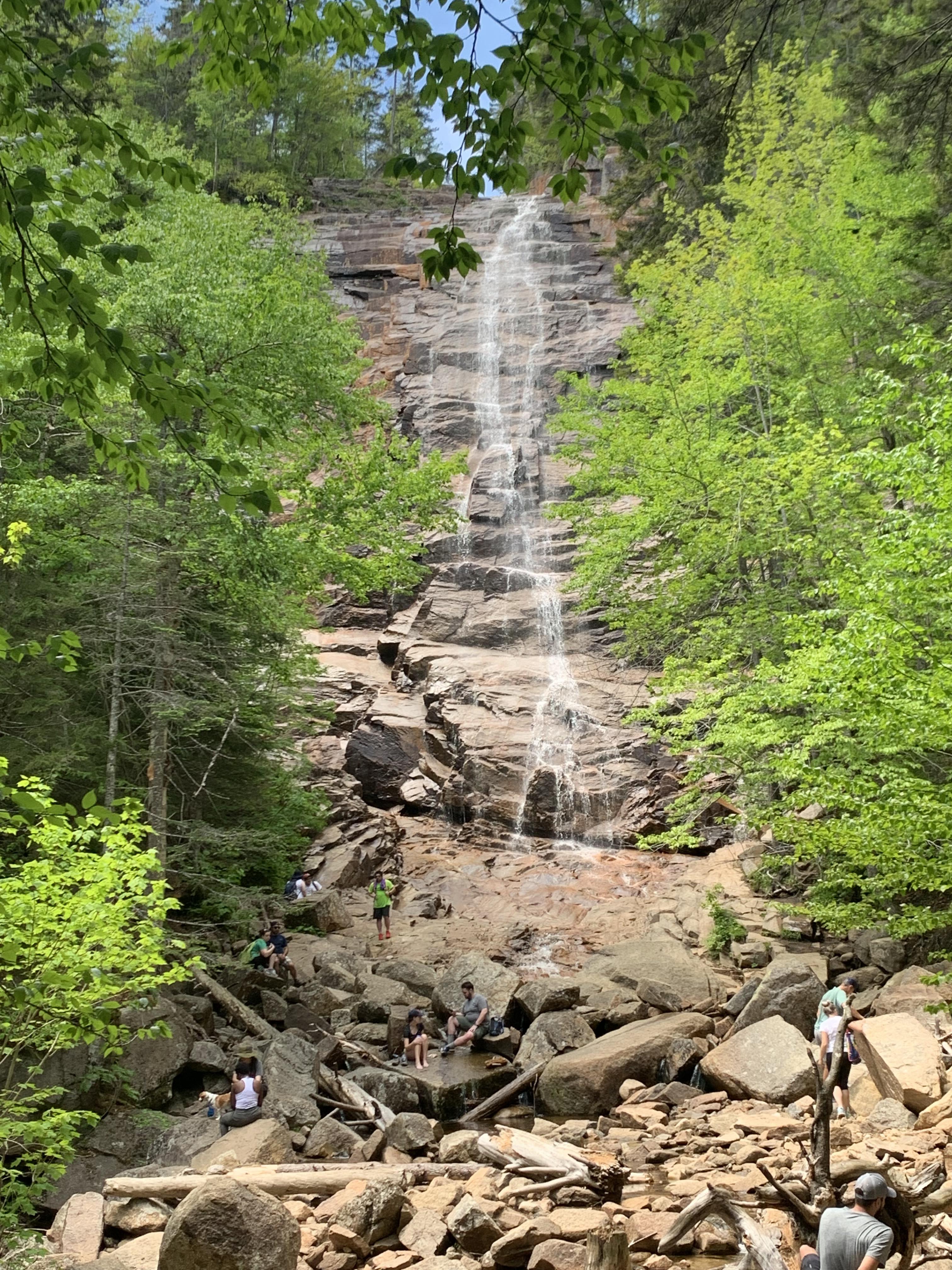 hiked to a cool waterfall | Scrolller