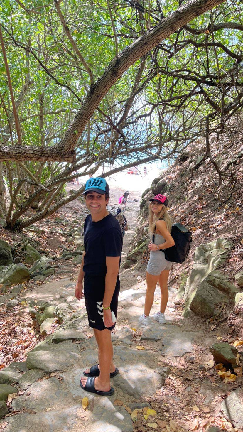 Hiking with David when he was spotted | Scrolller