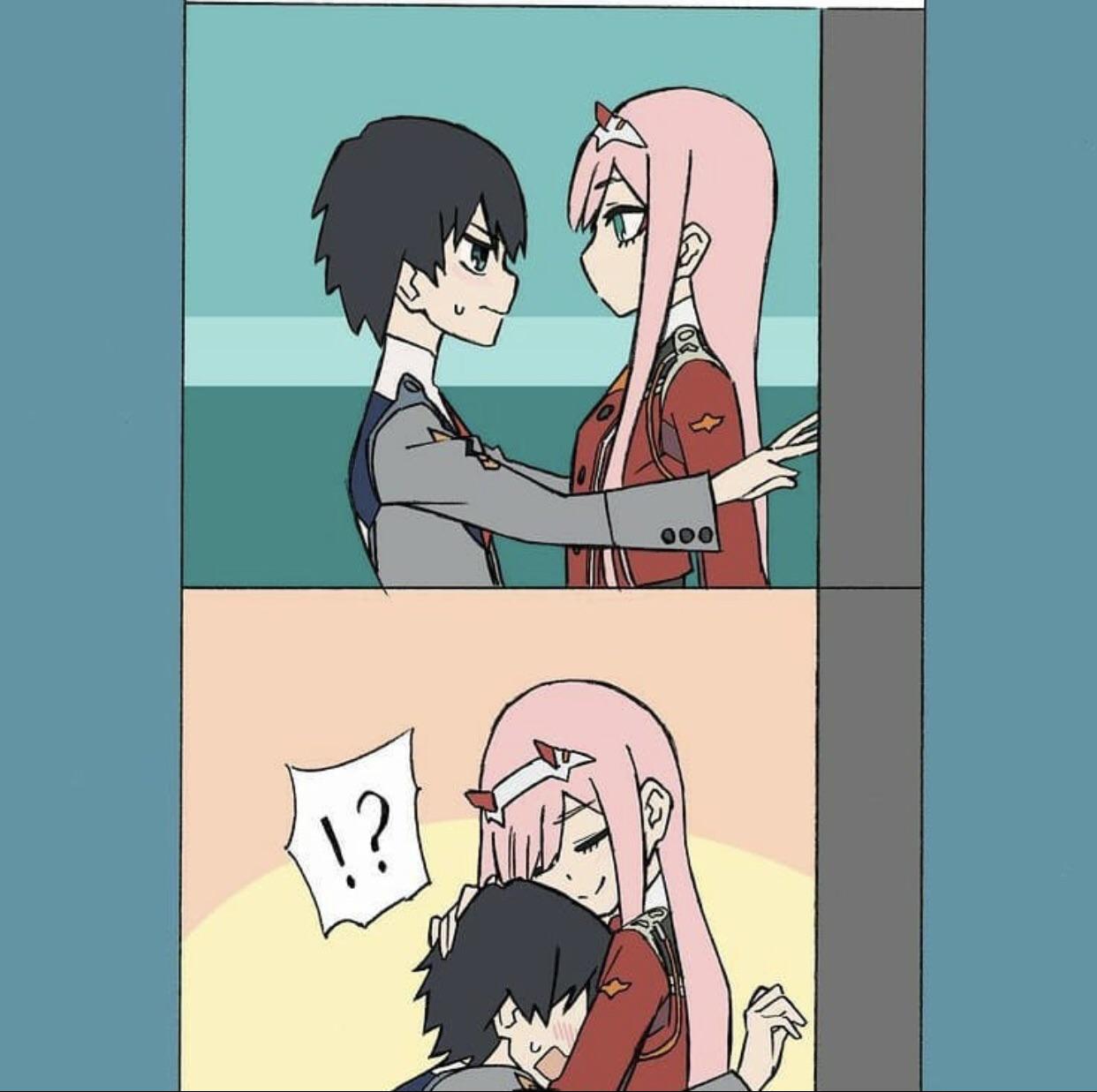 Hiro and Zero Two | Scrolller