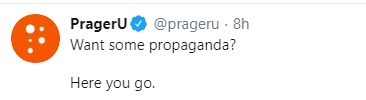 History Made: The first honest thing PragerU has ever said. | Scrolller