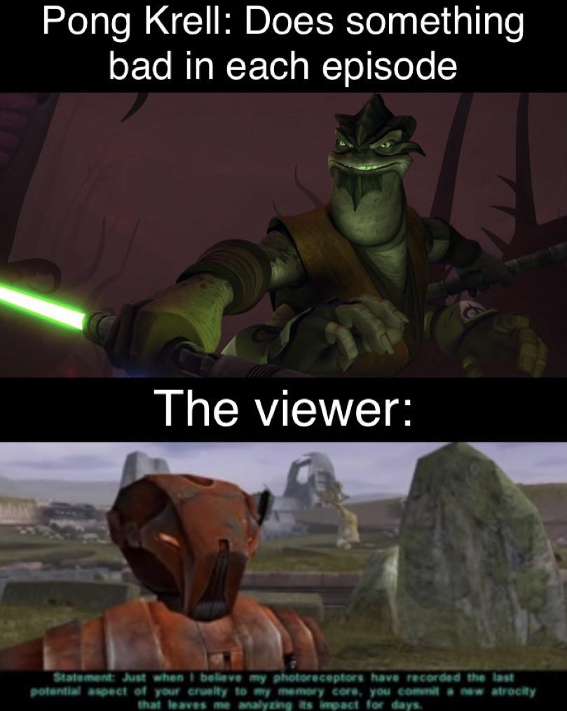 HK-47 on Pong Krell | Scrolller