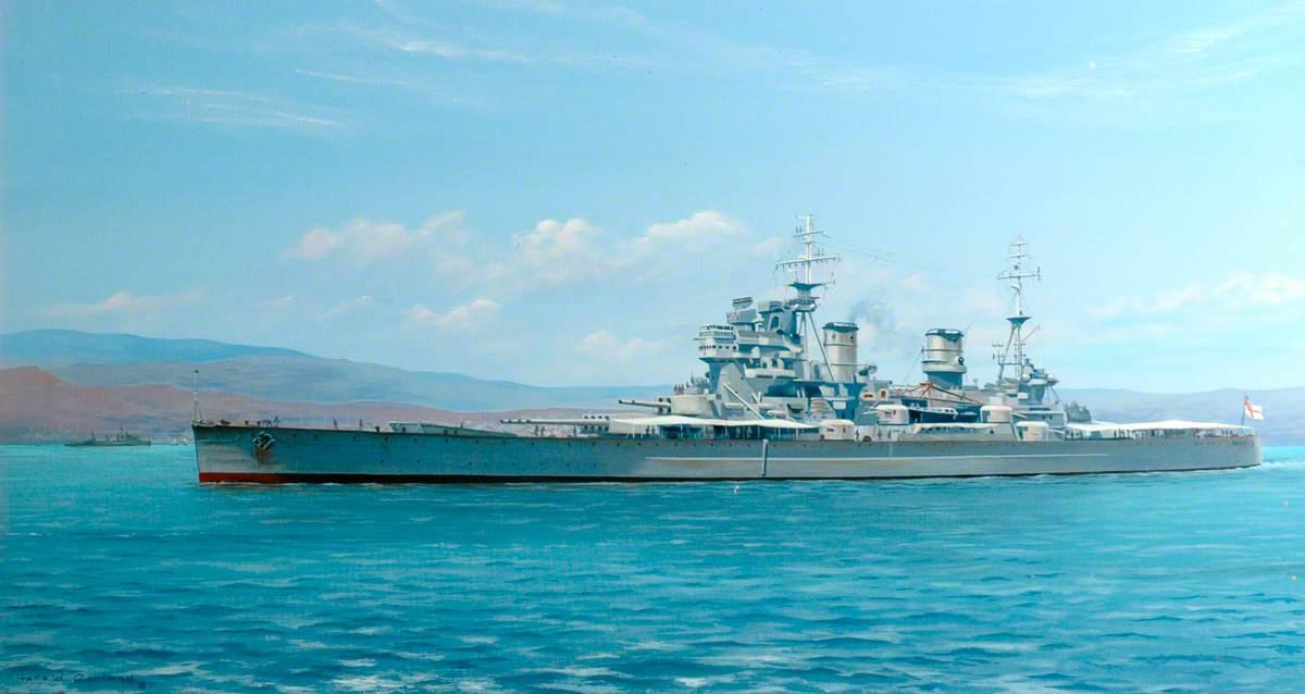 HMS Anson by Harold Garland | Scrolller