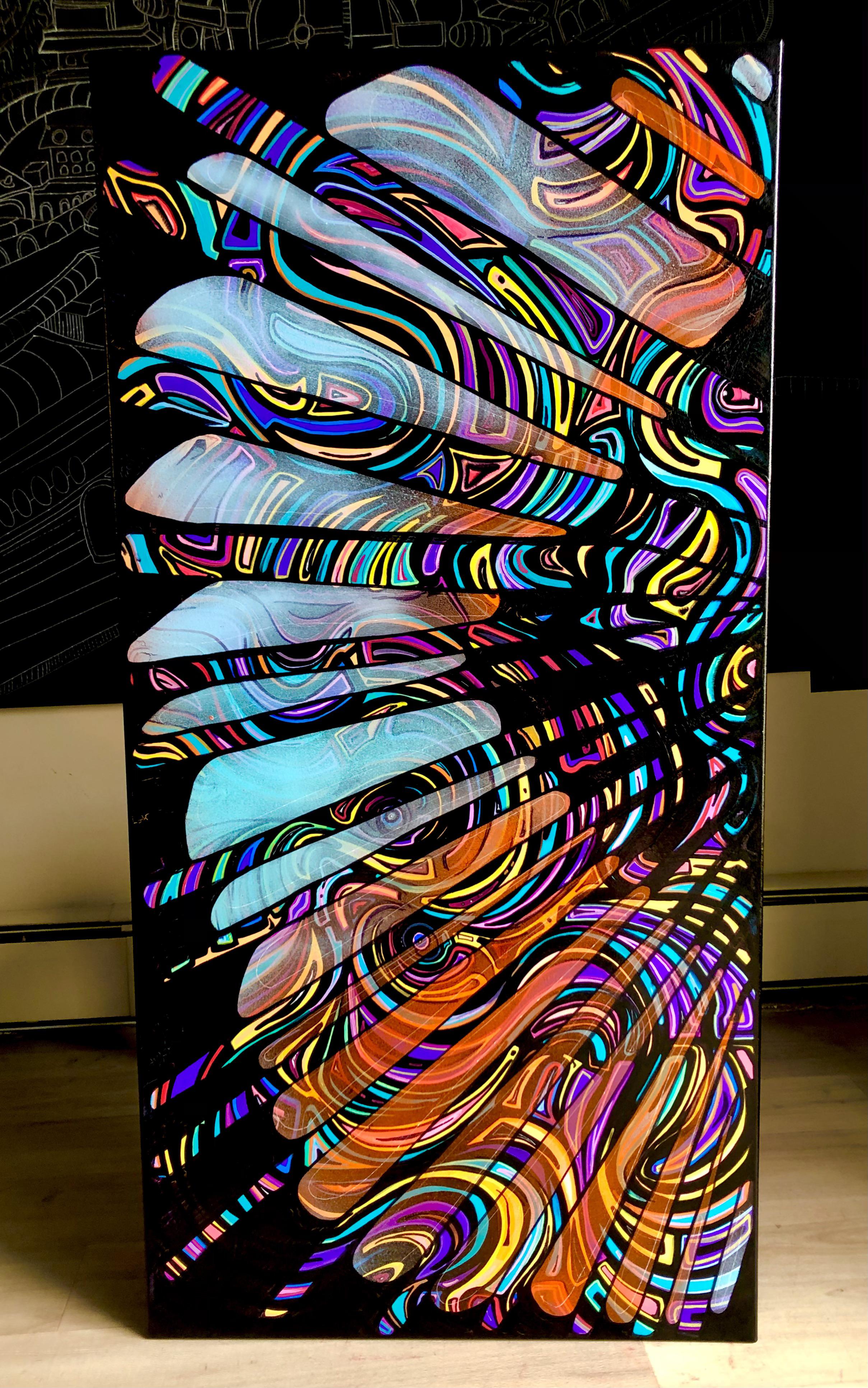 Hologram-strobe painting | Scrolller