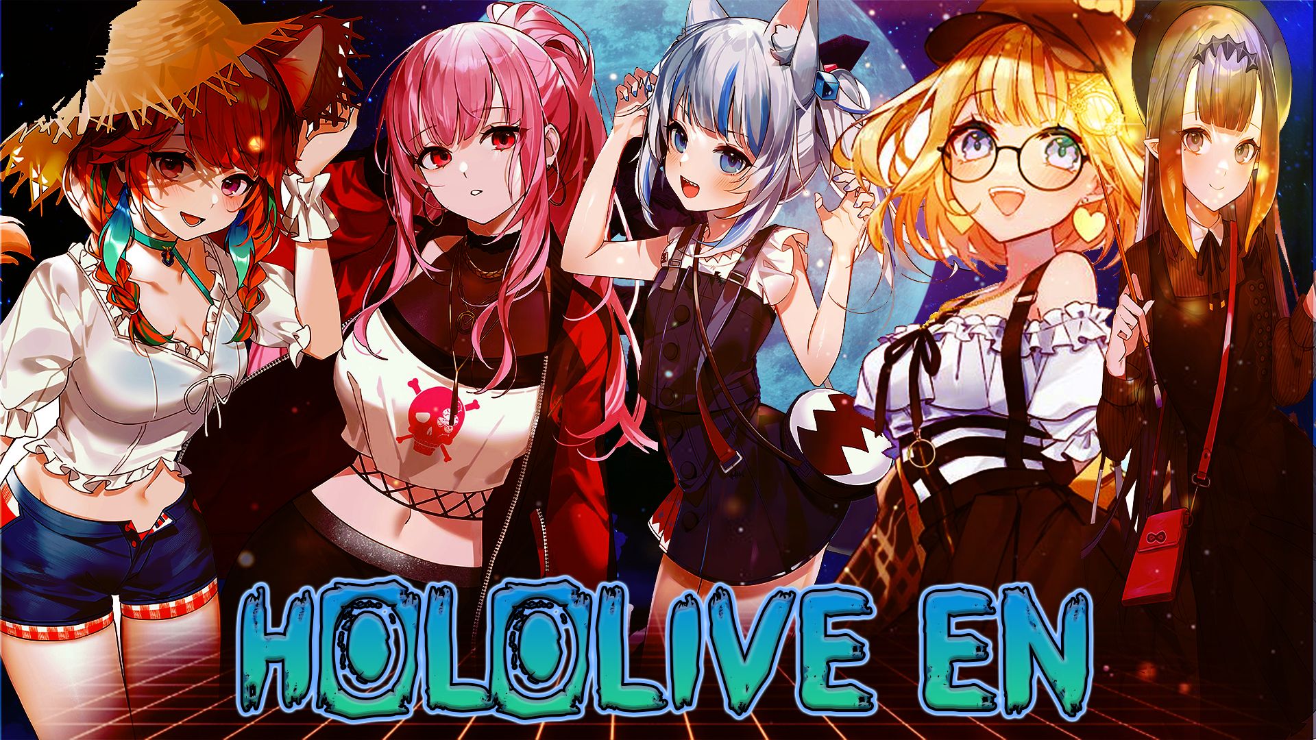 Hololive English Wallpaper | Scrolller
