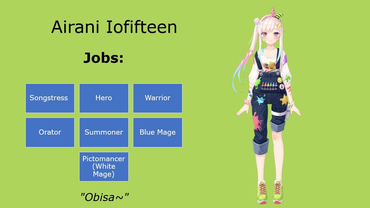 hololive FF Jobs Compilation: Airani Iofifteen | Scrolller