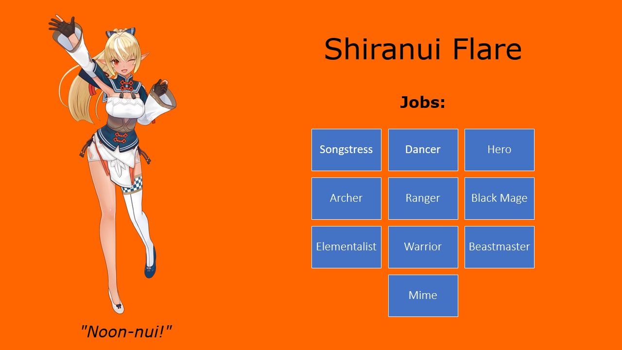 hololive Final Fantasy Job Compilation #21: Shiranui Flare | Scrolller