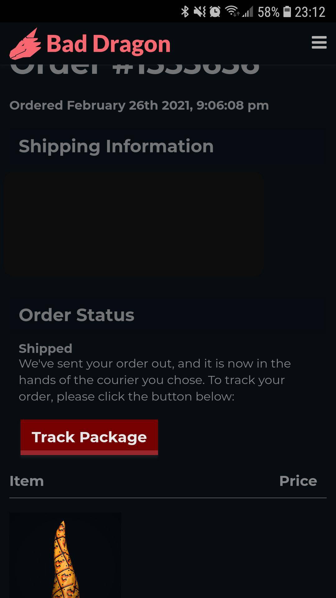 Holy Dragon! Shipped already | Scrolller