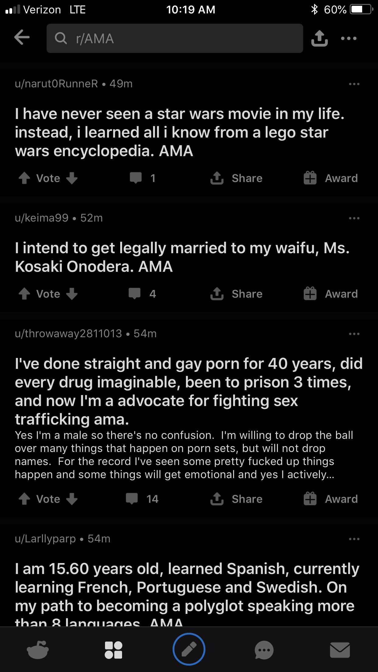 Holy r/AMA is a shit show | Scrolller