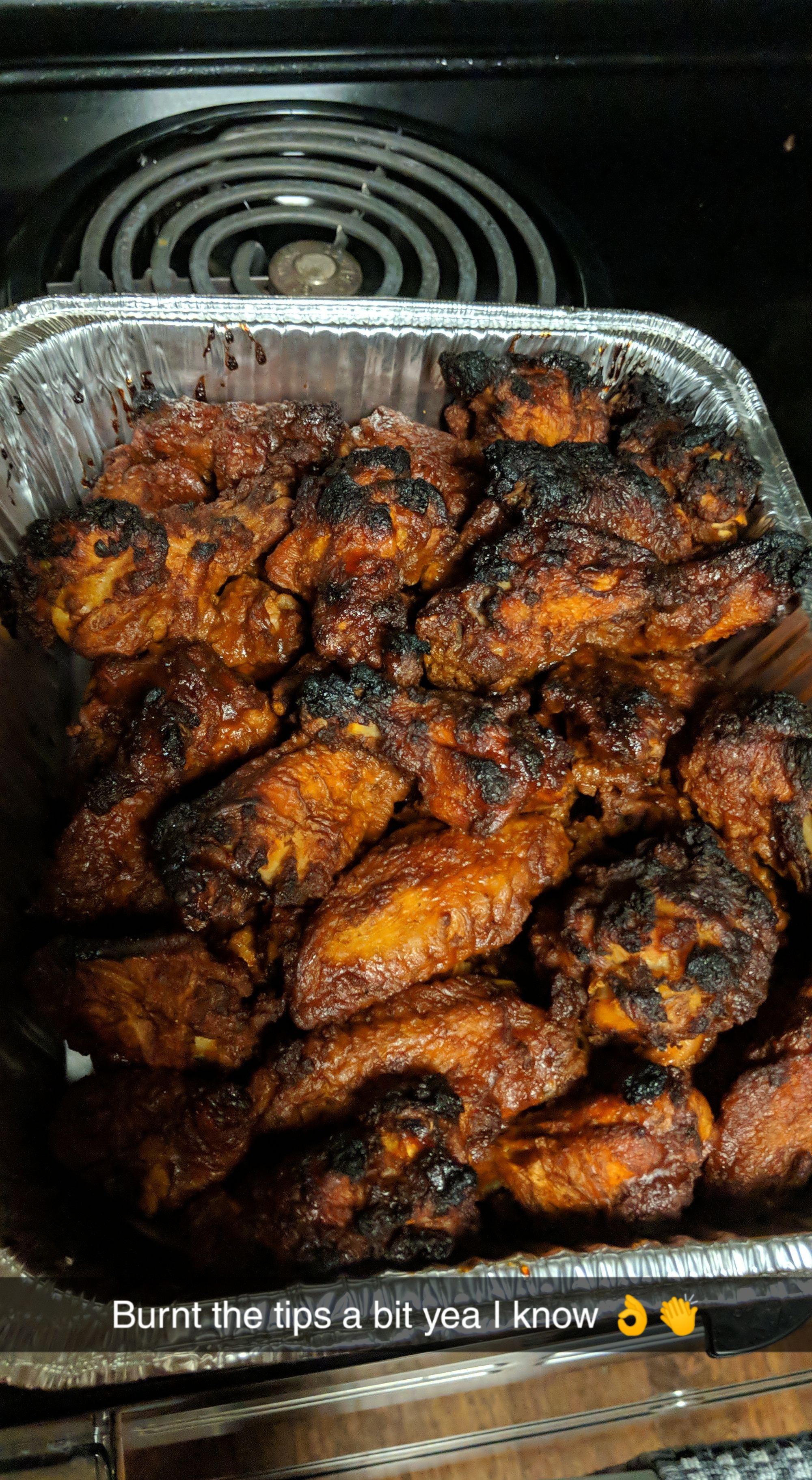 [Homemade] bourbon BBQ chicken wings and drums . | Scrolller