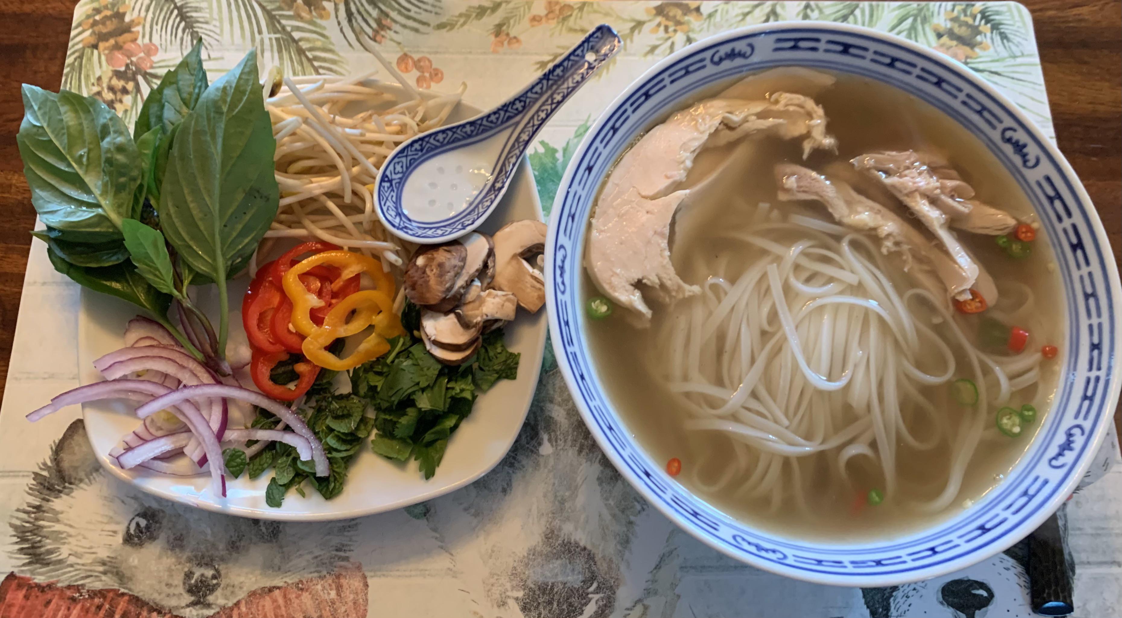 Homemade chicken pho. | Scrolller