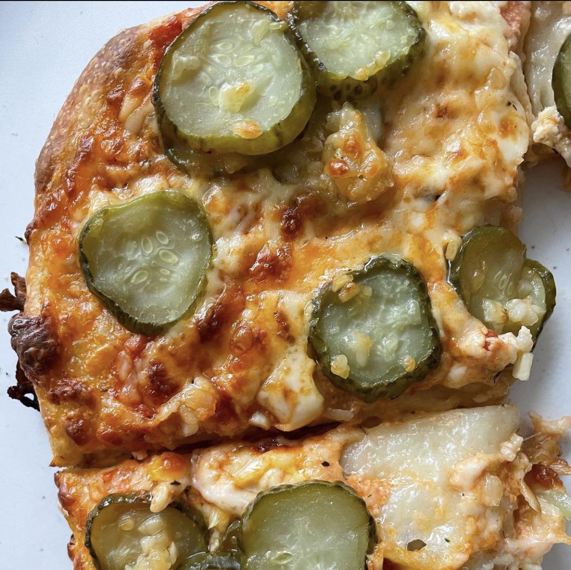 Homemade Dill Pickle Pizza [OC] | Scrolller