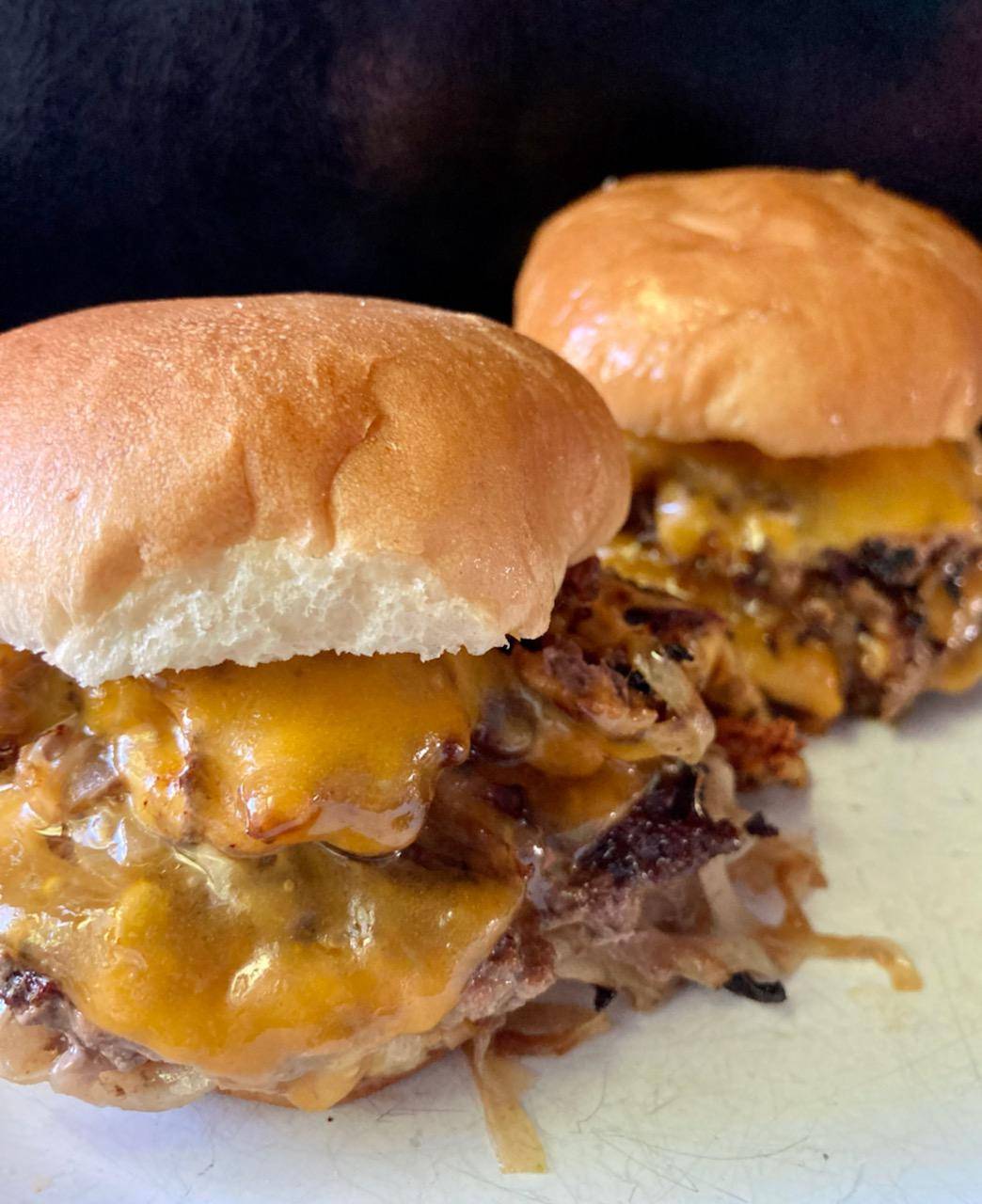 [Homemade] Double Cheeseburger with Fried Onions | Scrolller
