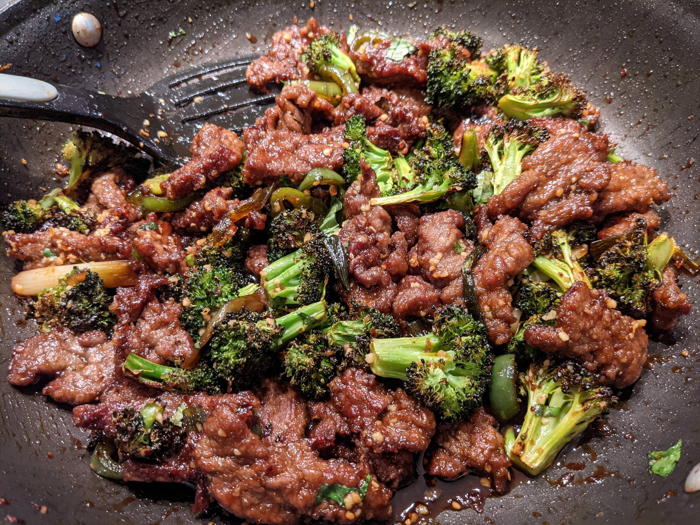 [Homemade] Mongolian beef with roasted broccoli | Scrolller