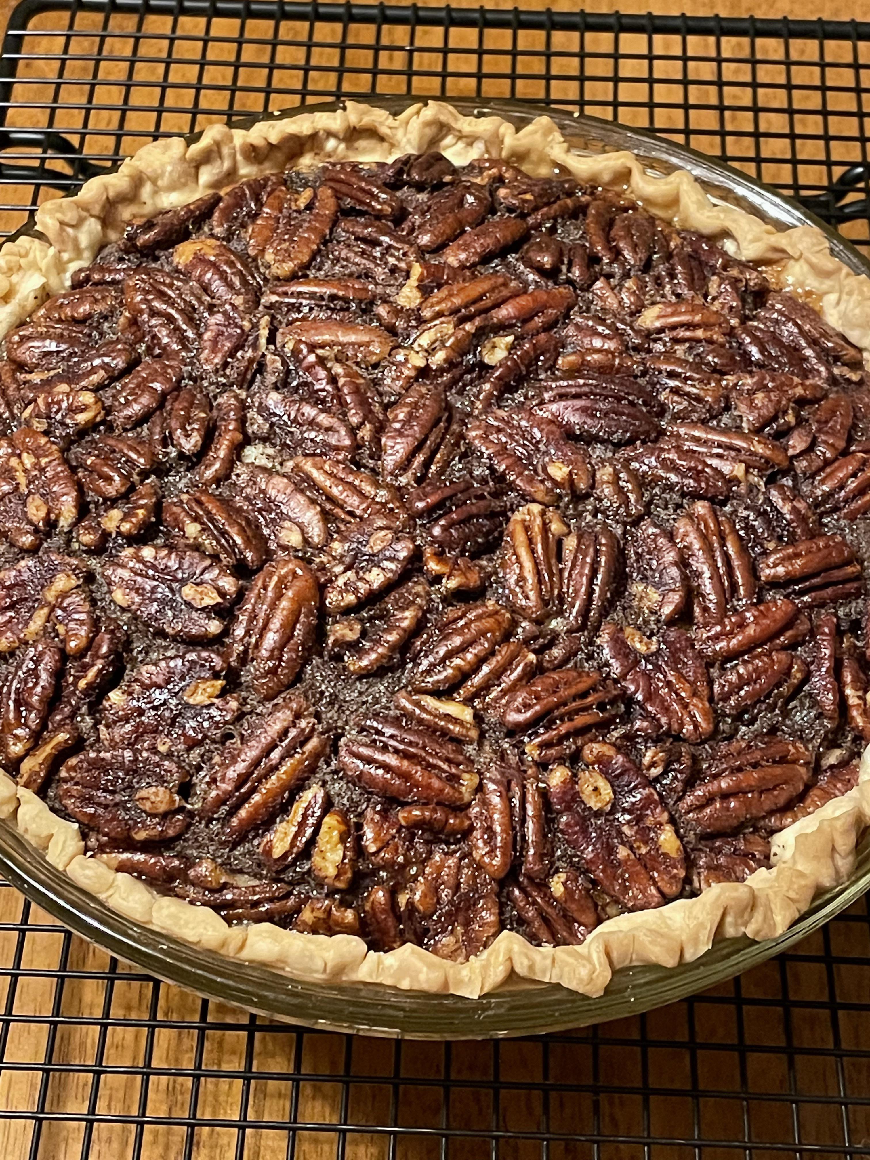 Homemade pecan pie, fresh out of the oven | Scrolller