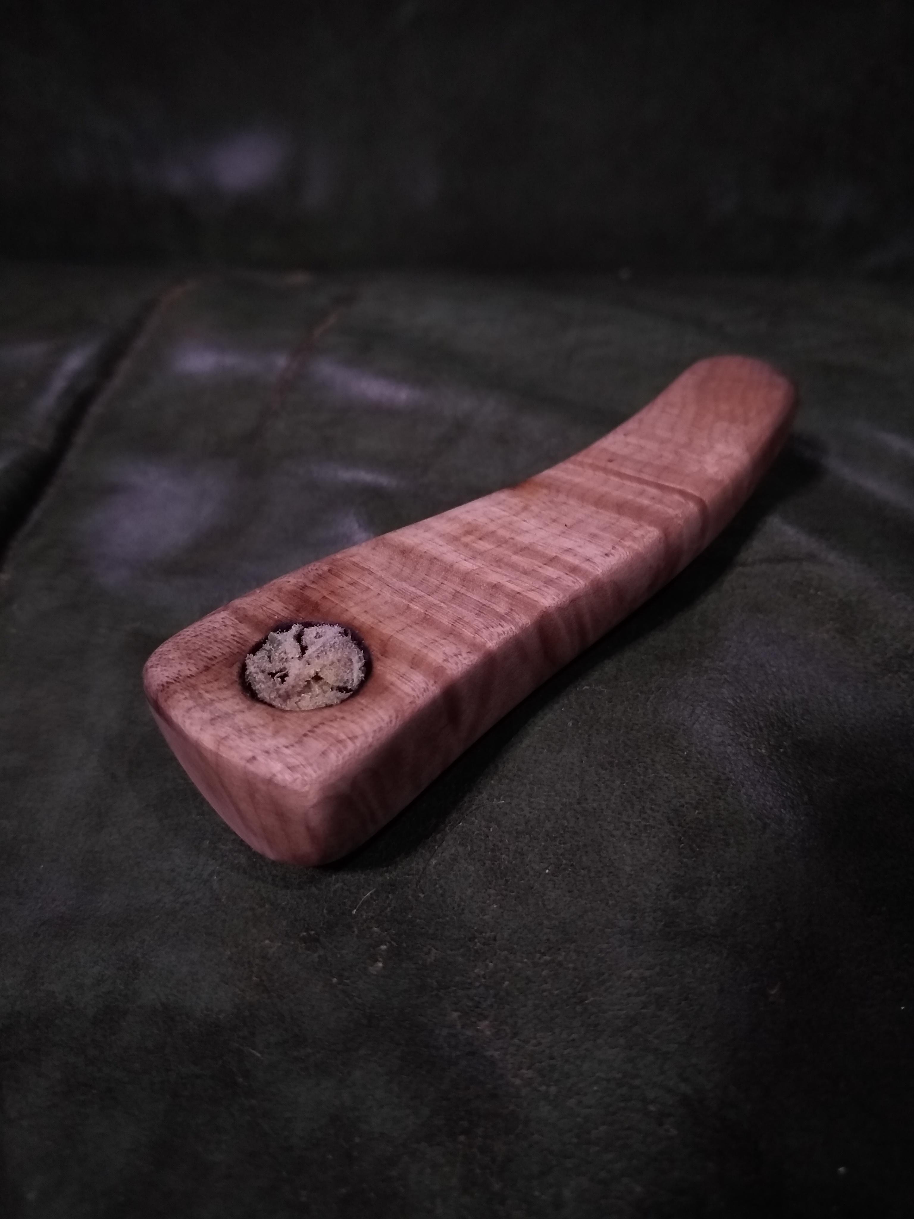 Homemade pipe, homegrown herb. | Scrolller