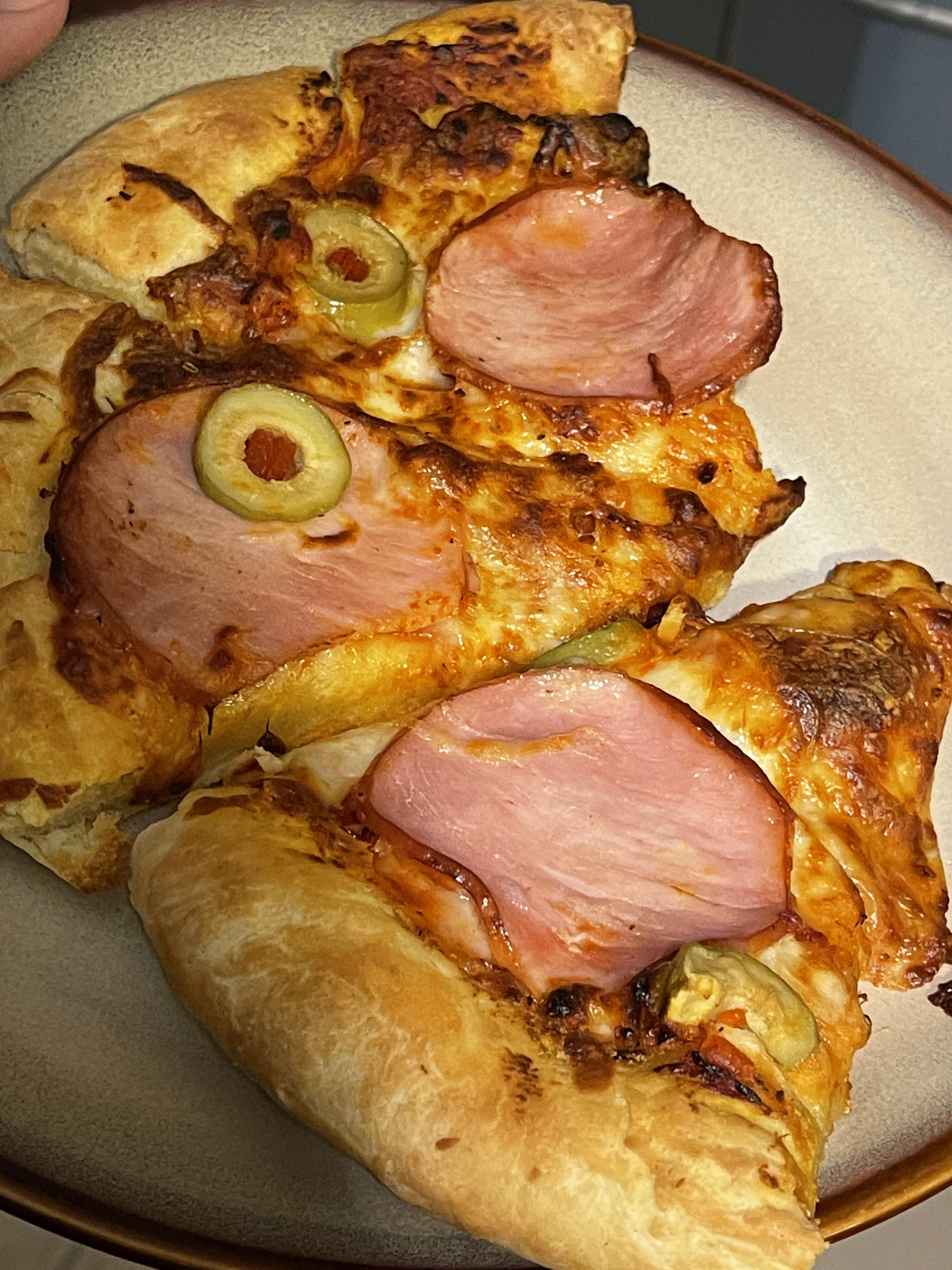 Homemade ,pizza with homemade crust. | Scrolller