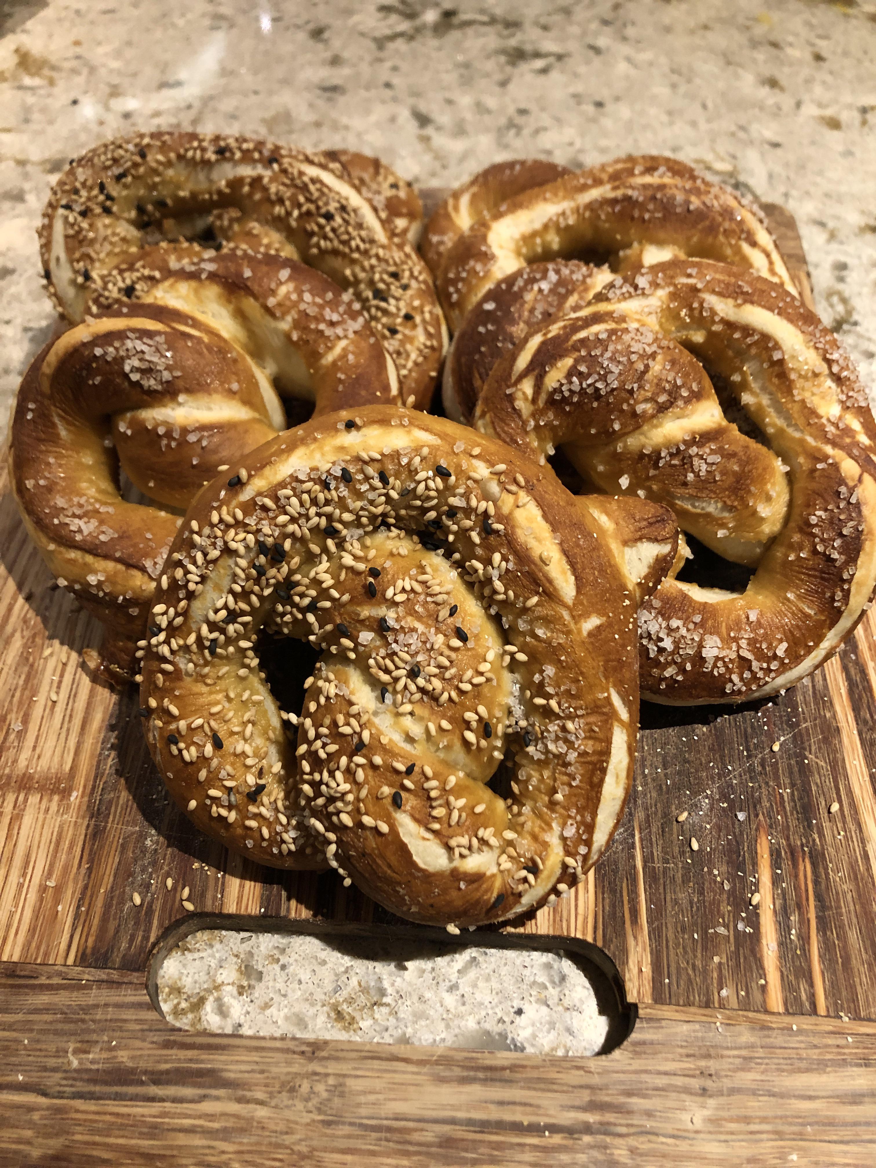 Homemade soft pretzels | Scrolller