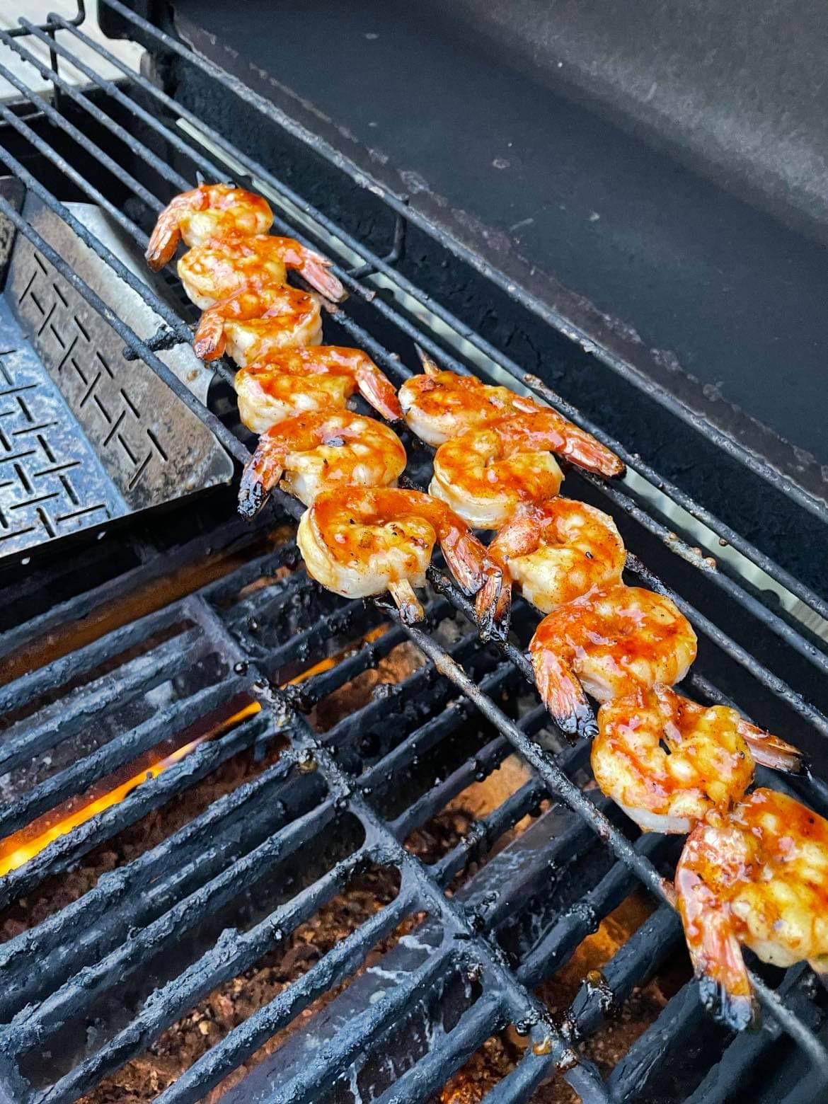 [Homemade] Spicy garlic honey grilled shrimp | Scrolller