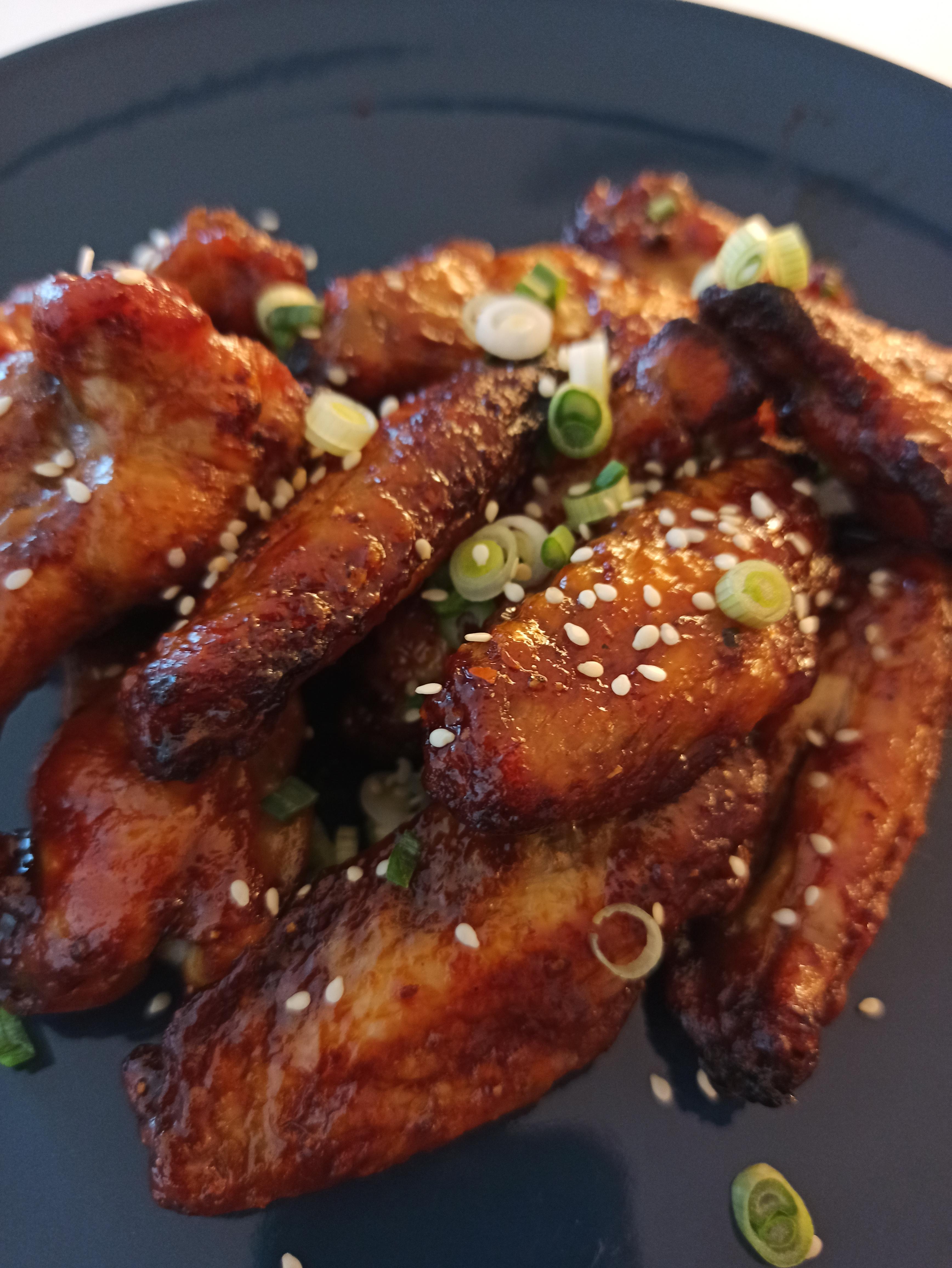 [Homemade] Sweet and spicy sticky wings | Scrolller