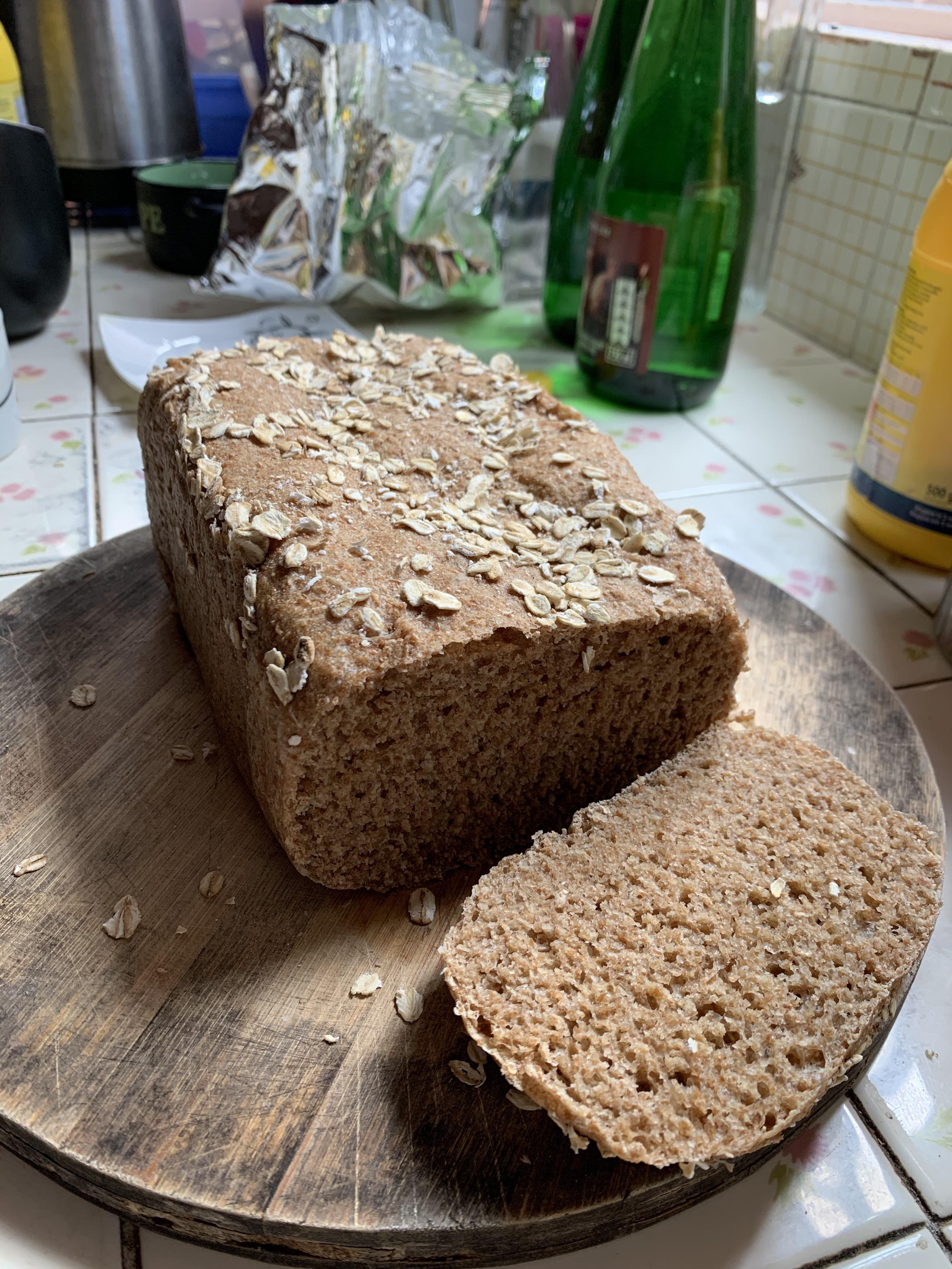 [homemade] whole-wheat bread loaf | Scrolller