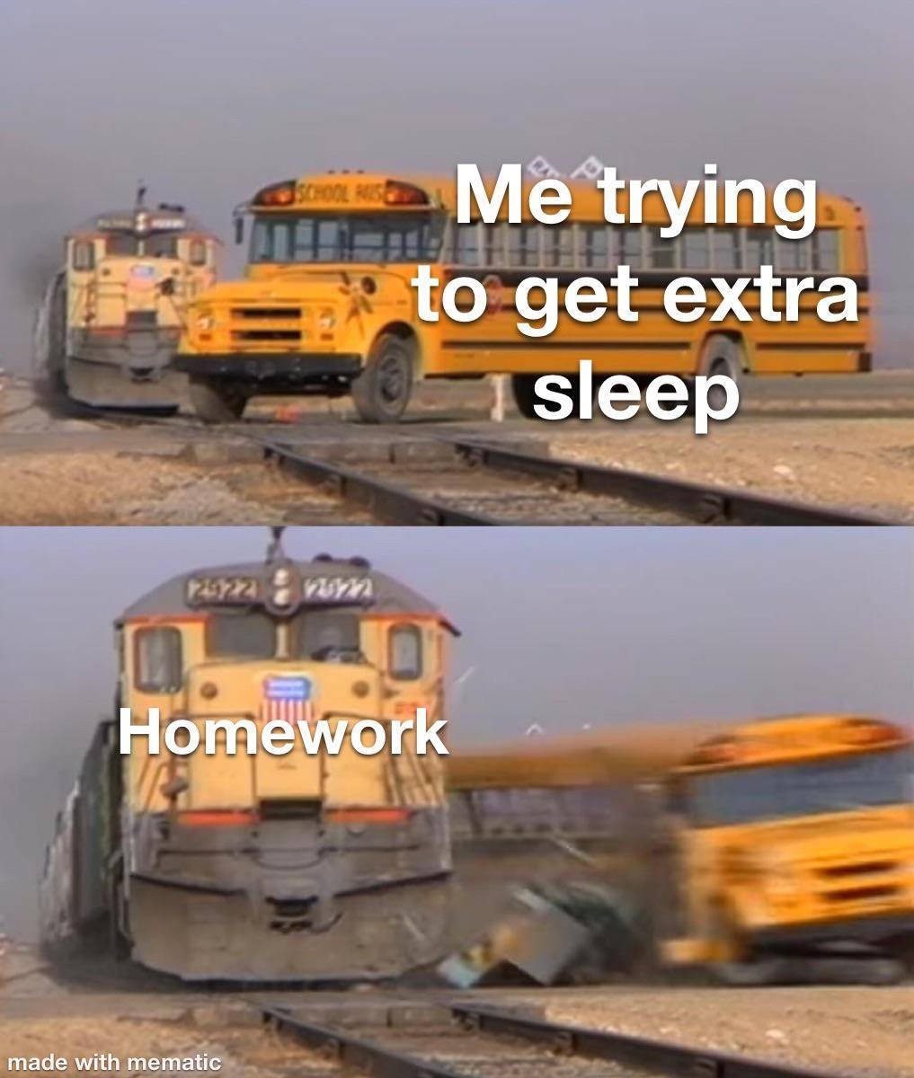 Homework meme I made | Scrolller