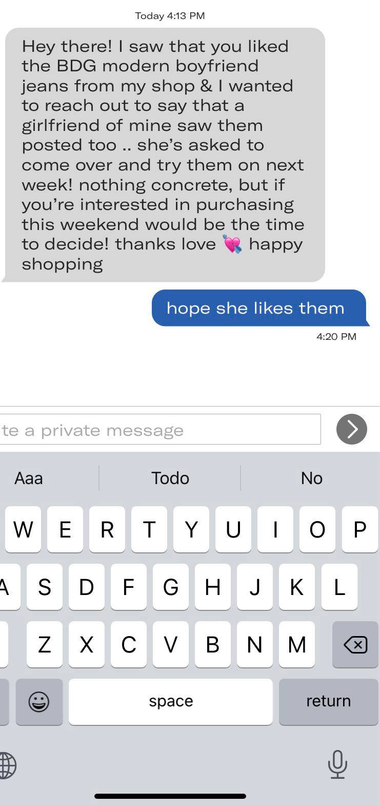 Honestly these type of message/ads gotta stop | Scrolller