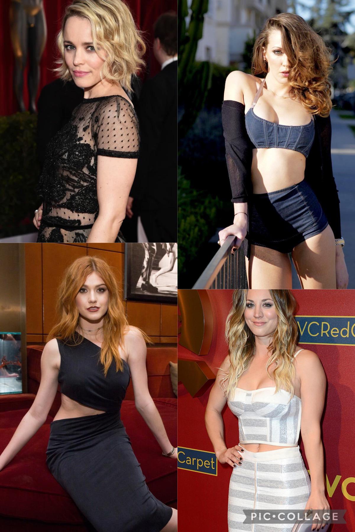 Horny and desperate for domination! Rachel, Katie, Katherine and Kaley all make me so hard ...