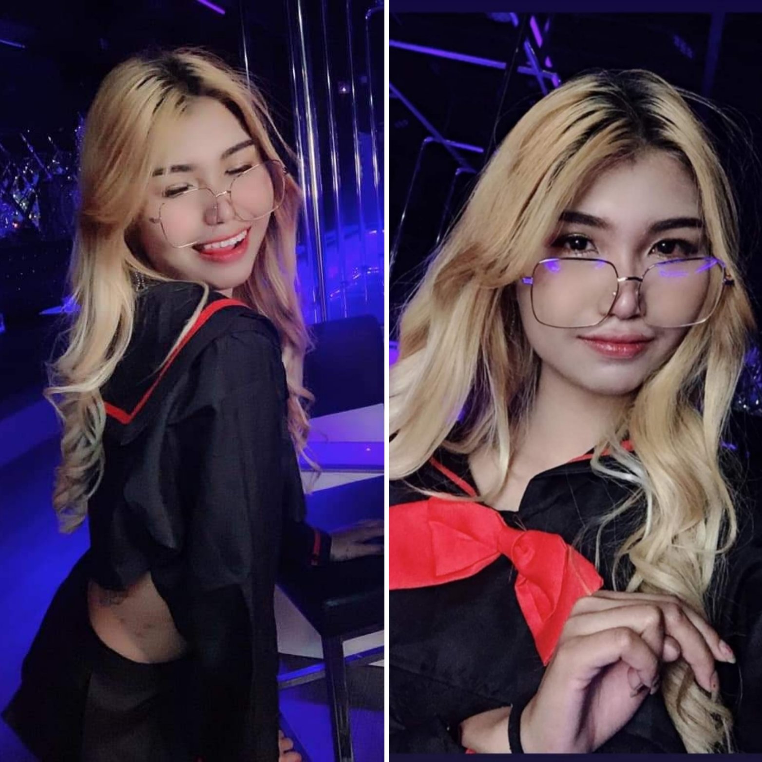 Hot Bangkok Blonde Thai Bargirl With Glasses Nana Plaza | Scrolller