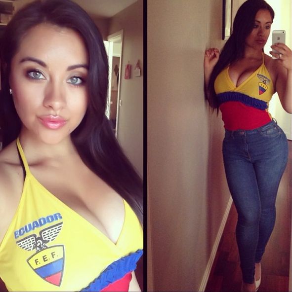 Hot Ecuador Fan "Selfie" | Scrolller