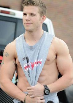 Hot grey cut off top pulled down ... | Scrolller