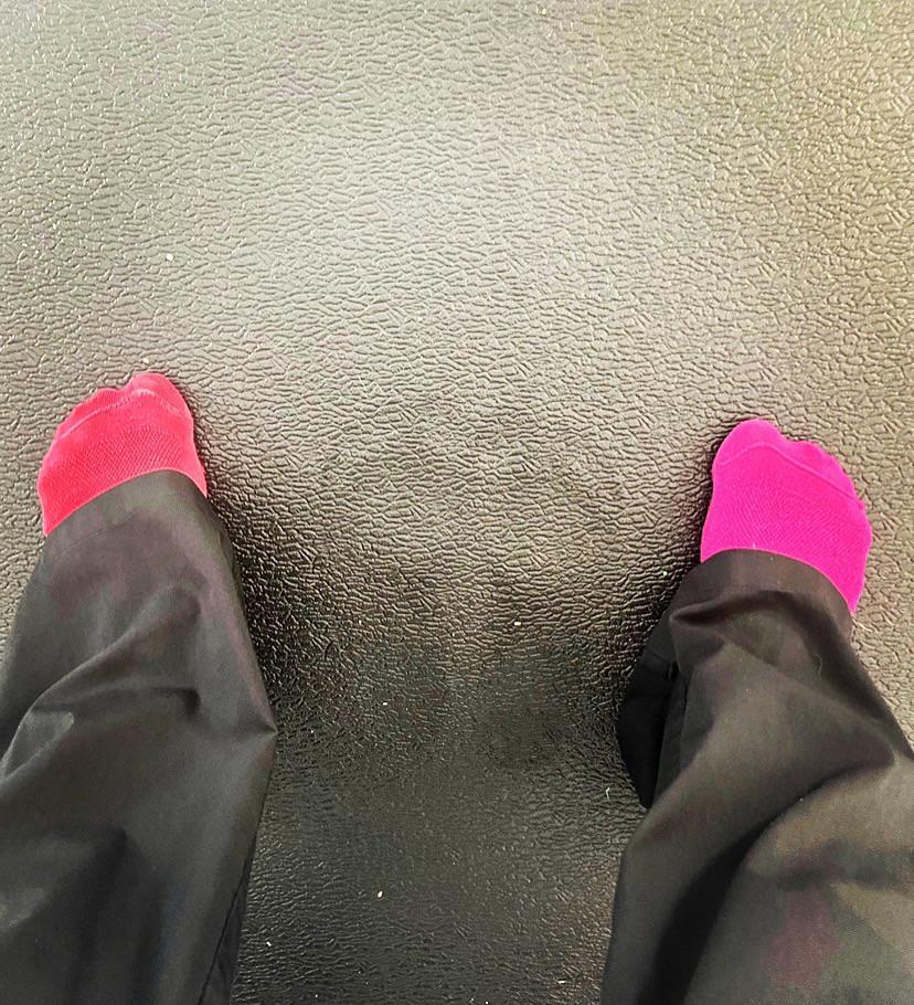 Sweaty socks leave sweaty footprints 😉 | Scrolller