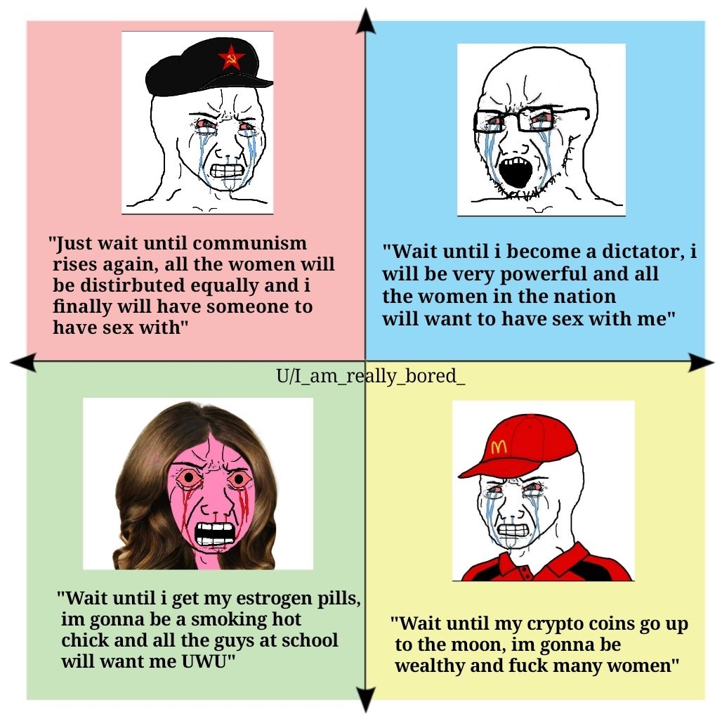 How each quadrant hopes to lose his virginity | Scrolller