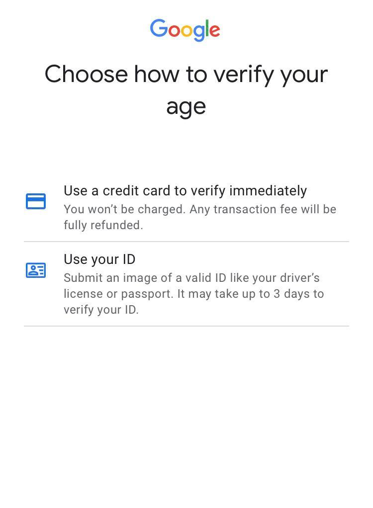How google wants you to confirm your age | Scrolller