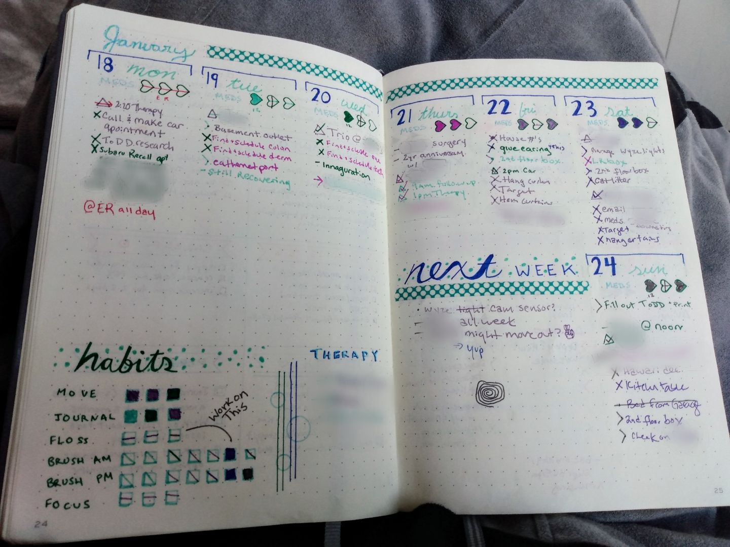 How I combine my weekly spreads with daily productivity | Scrolller