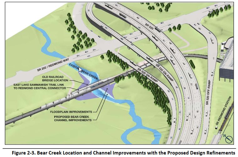How the light rail/sr 520/redmond way intersection is going to be laid out | Scrolller