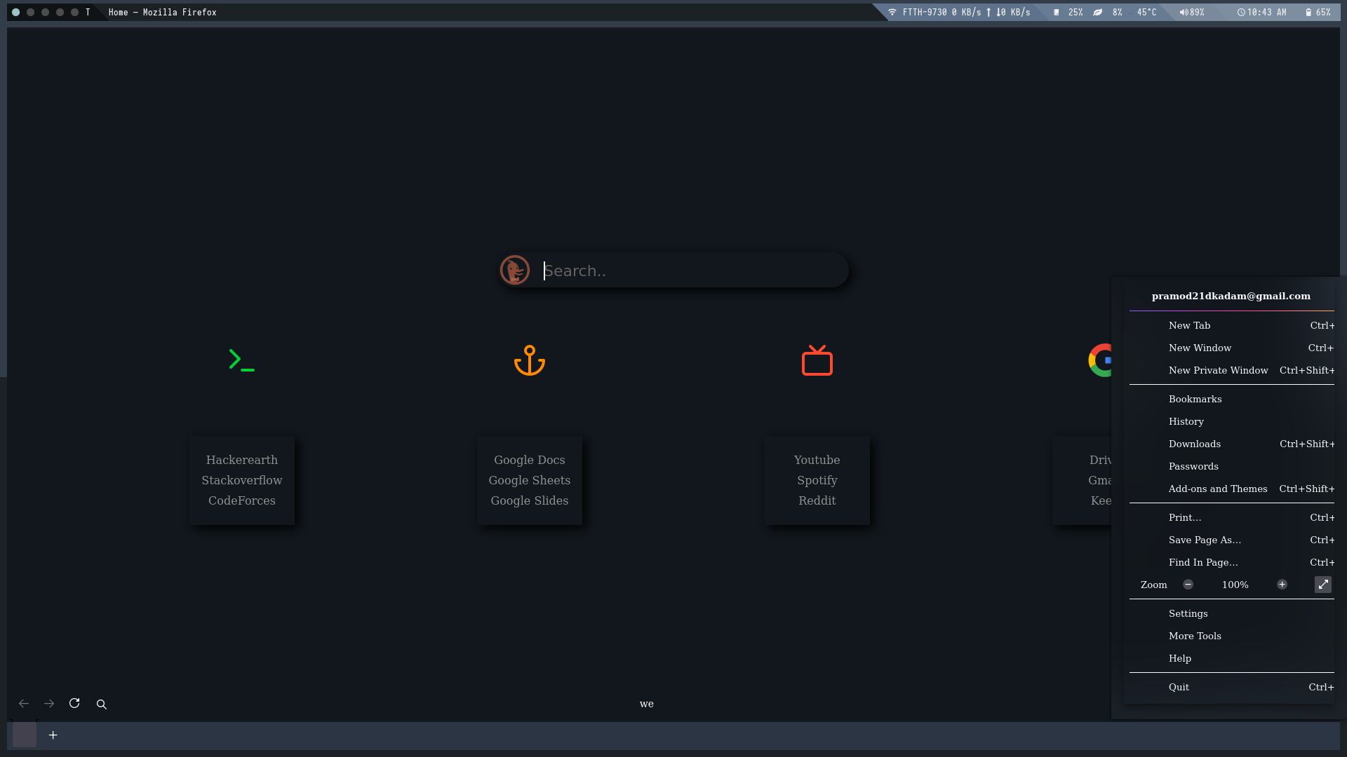 How to remove the blur that picom adds around firefox menus? | Scrolller