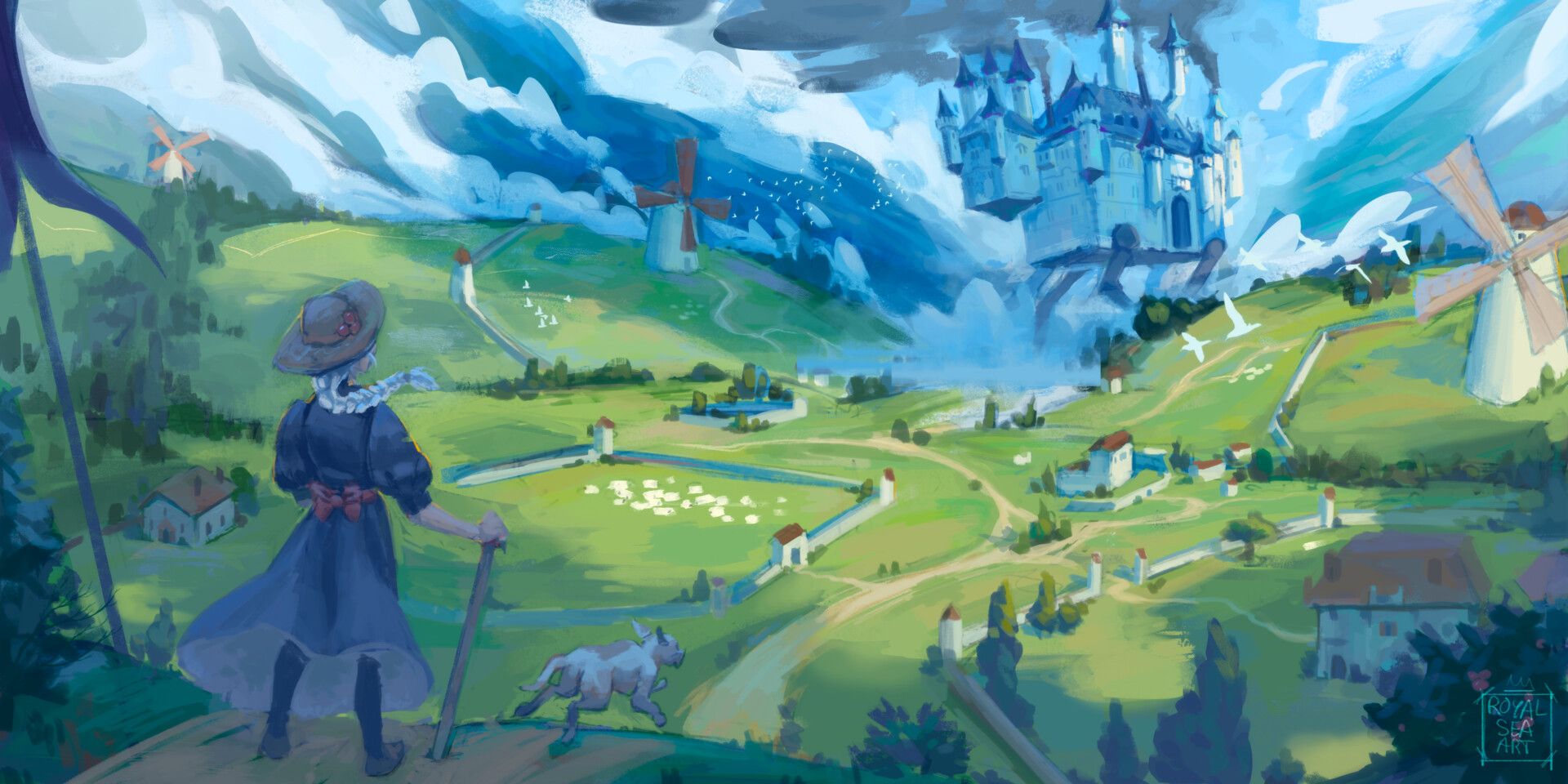 Howl's Moving Castle by Marina Rey | Scrolller