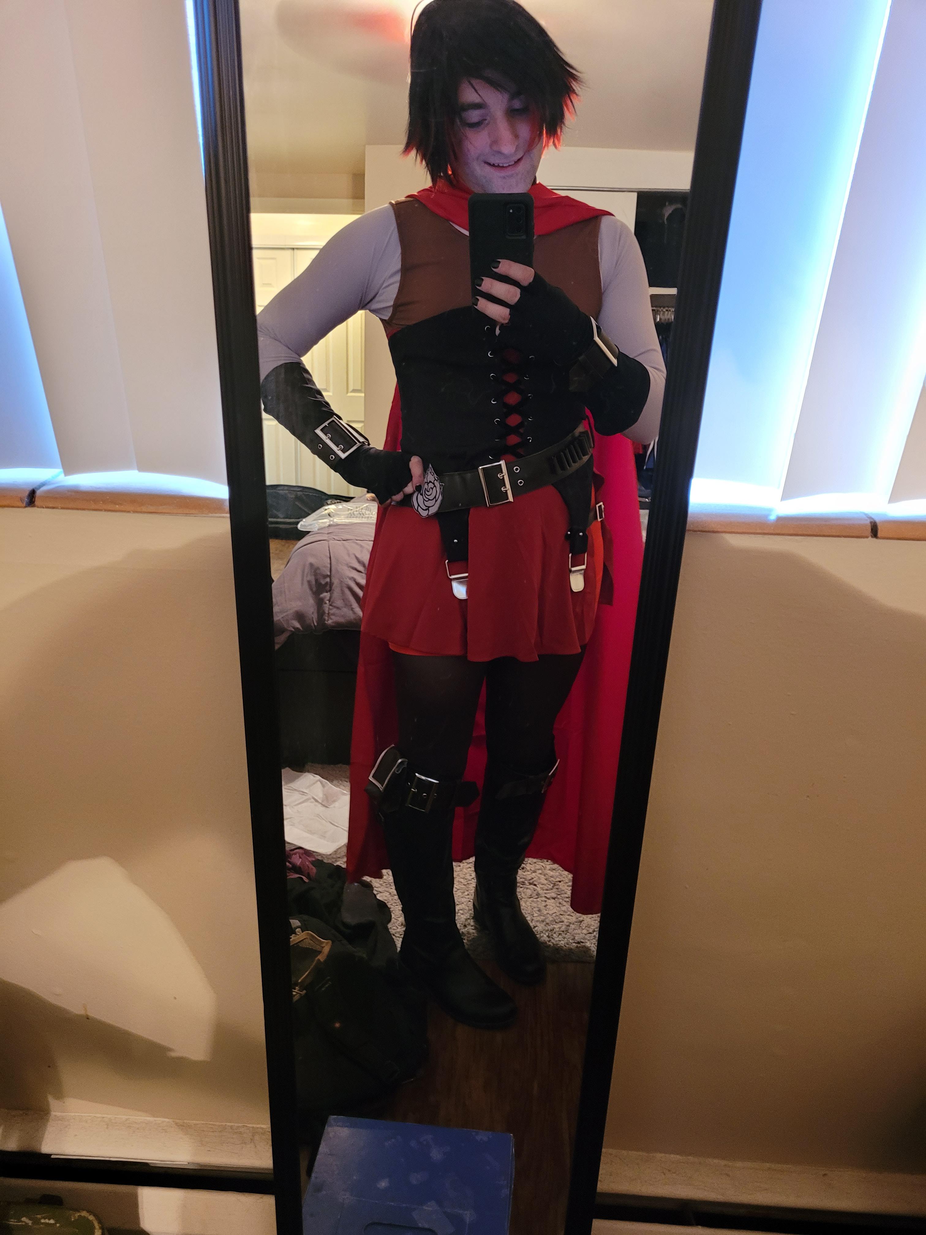 (HRT & Lazer 2.5 months) My first cosplay fitting after starting my ...