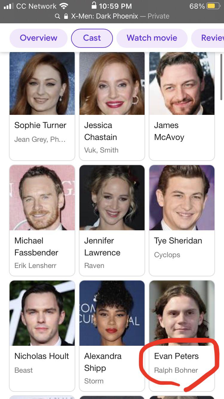 Huh. Might go see dark Phoenix now | Scrolller