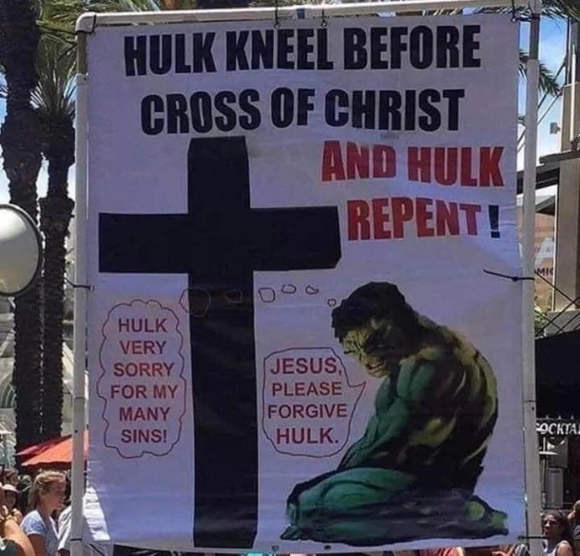 Hulk Repent | Scrolller