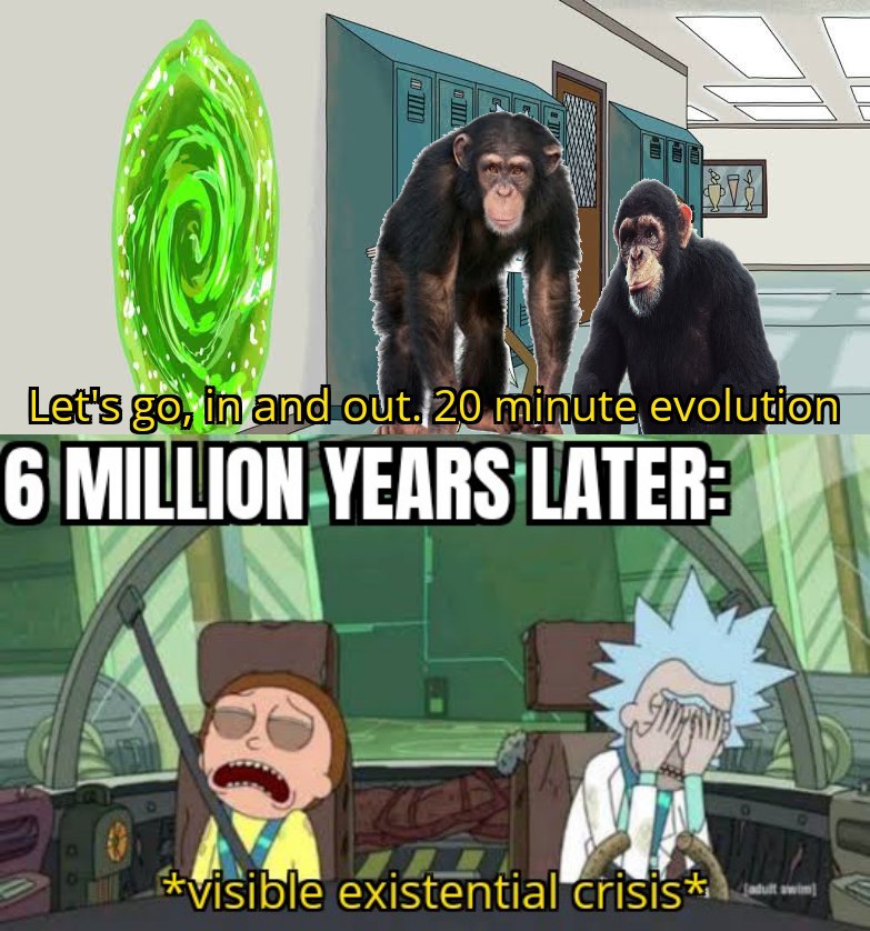 Human bad, return monke ): | Scrolller