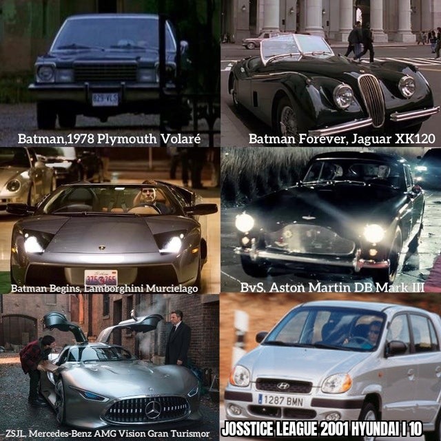 Humor: Bruce Wayne's cars | Scrolller