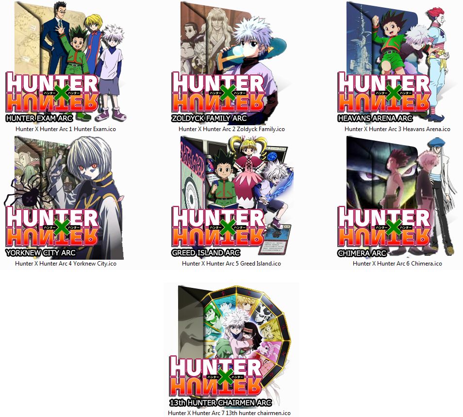 Hunter X Hunter Arc Pack | Scrolller