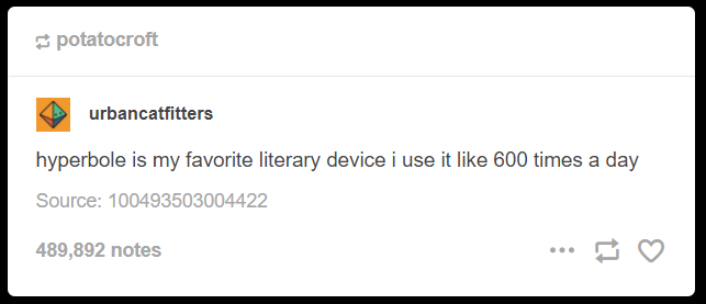 hyperbole is the best | Scrolller