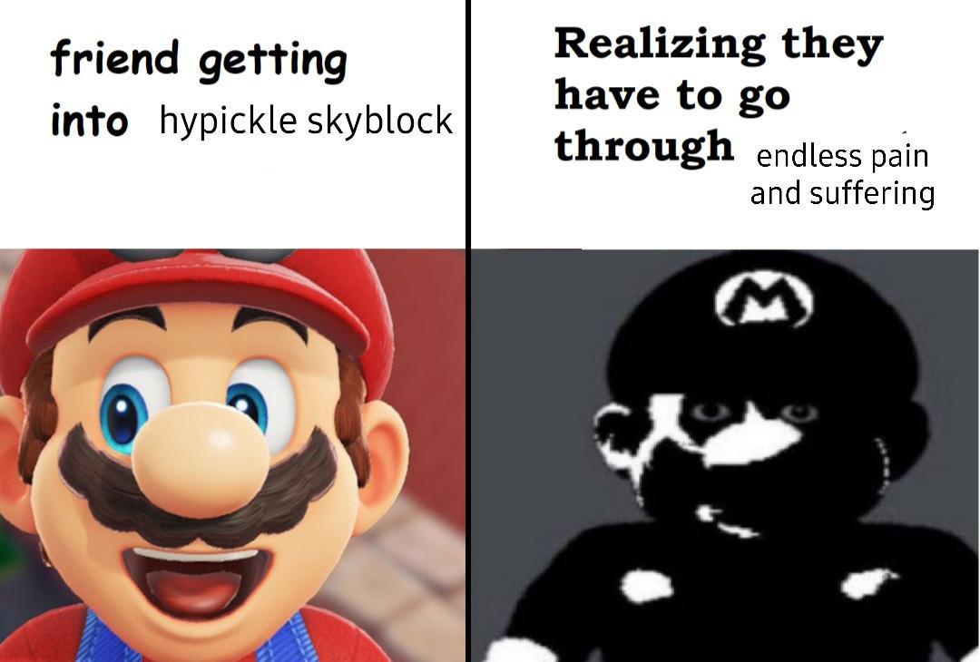 Hypickle skyblock is just pain | Scrolller